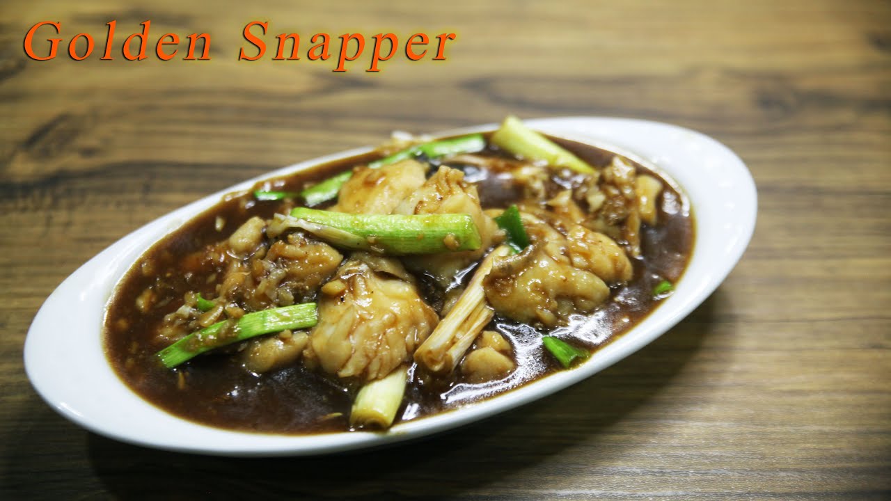 [Golden Snapper] - Cooking Ginger & Scallion fish with Golden Snapper ...