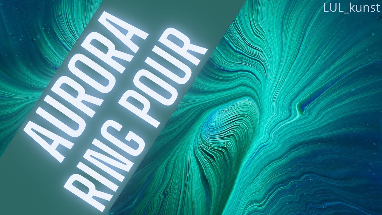 #52 Aurora ring pour / traveling ring pour / ring pour / LULringpour ...