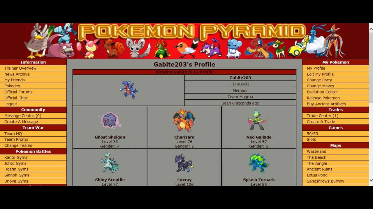 Pokemon Pyramid Website Review/PokeSonicSpin1120 Inculded - YouTube