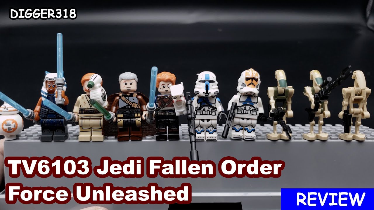 Lego Star Wars Jedi Fallen Order Force Unleashed Bootleg Minifigures ...