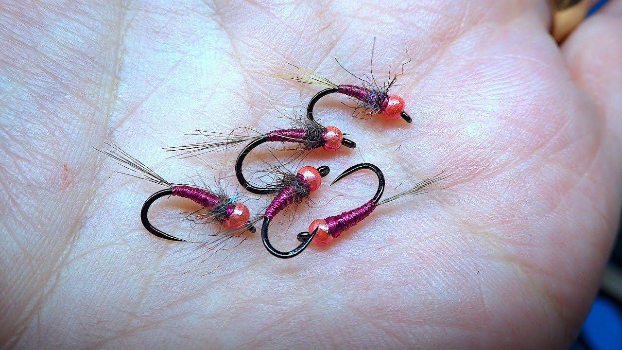 Tying the Pink Madeira Euro Nymph/Bug by Davie McPhail - YouTube