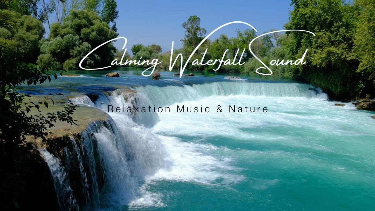 Waterfall Sounds for Sleep | Calming waterfall music| Fall Asleep ...