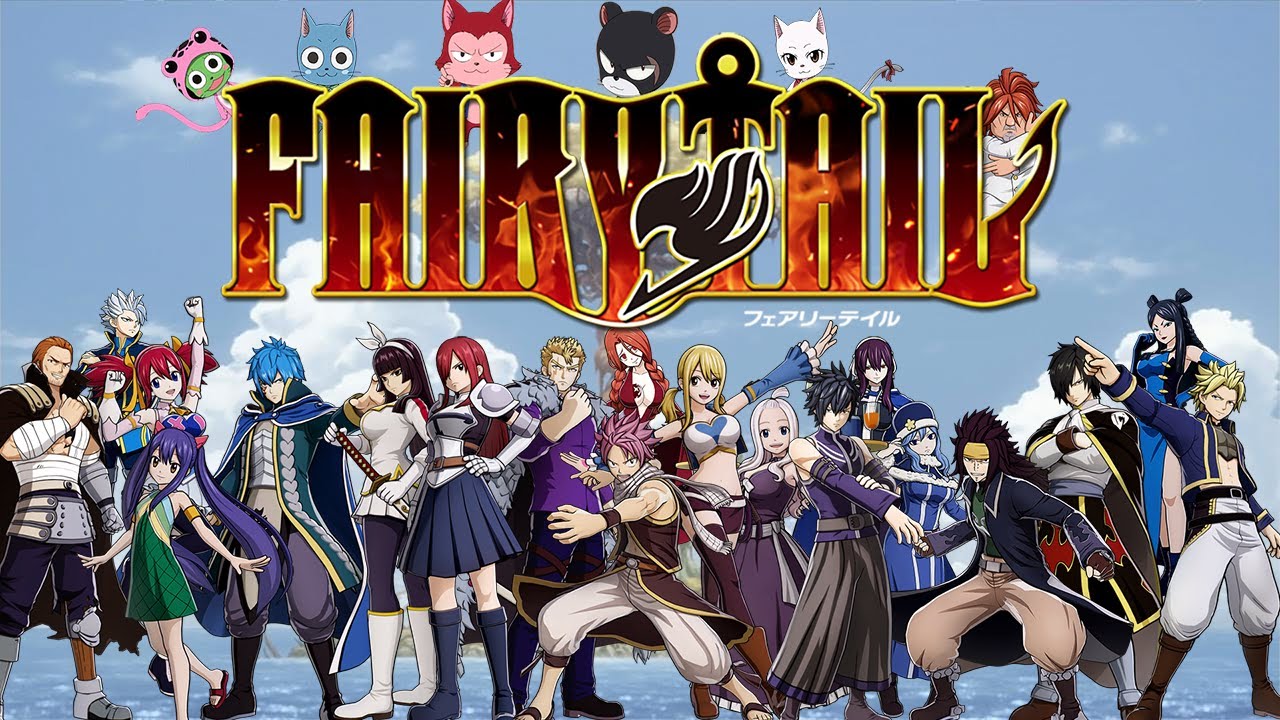 Blue Pegasus, Lamia Scale, Sabertooth, and Mermaid Heel - Fairy Tail ...