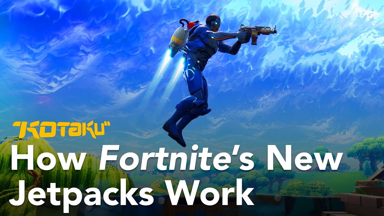 How Fortnite's New Jetpacks Work - YouTube