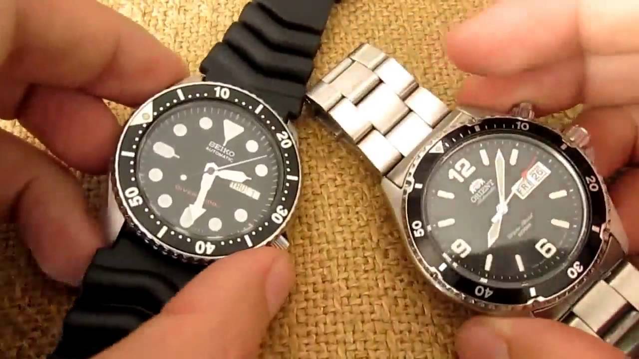 Orient Mako vs Seiko 007 - YouTube