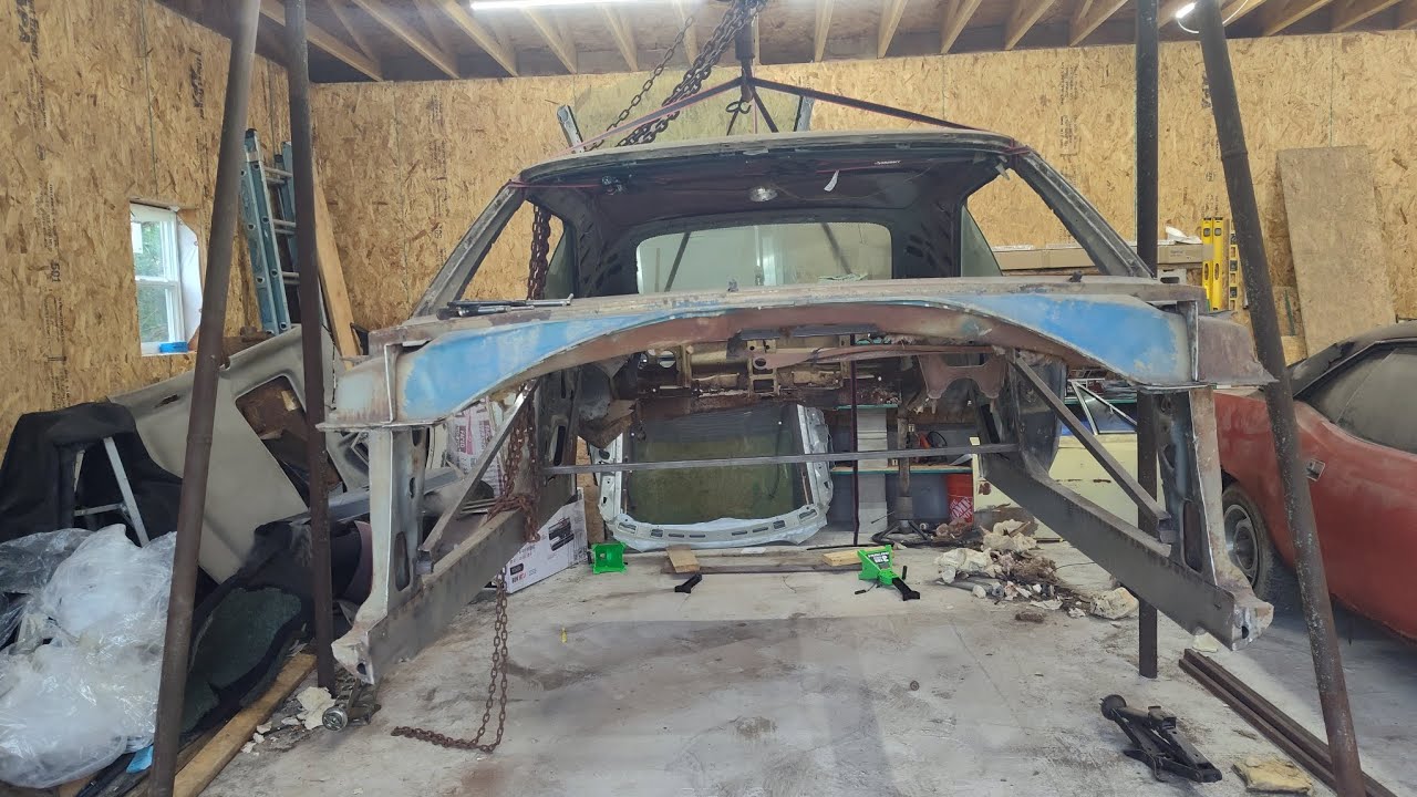 68 charger AWD body swap, part 9 - YouTube