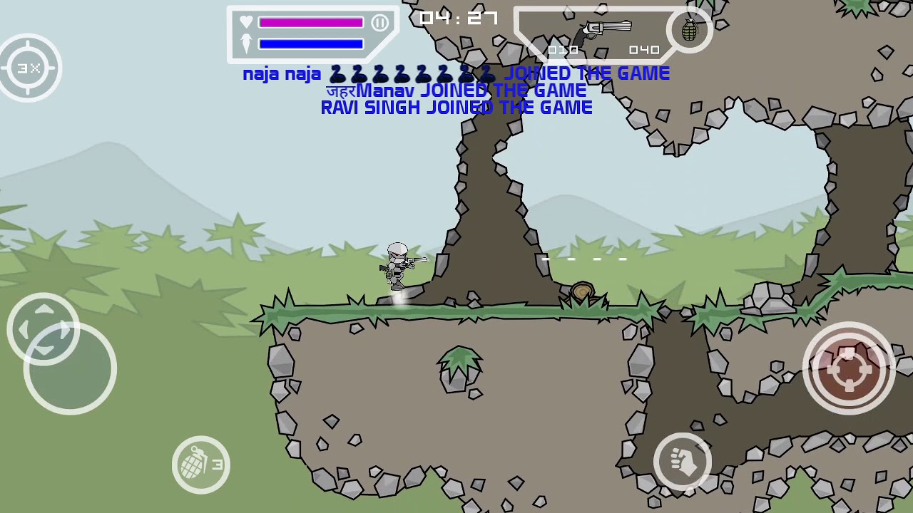 Mini militia outpost gameplay - YouTube
