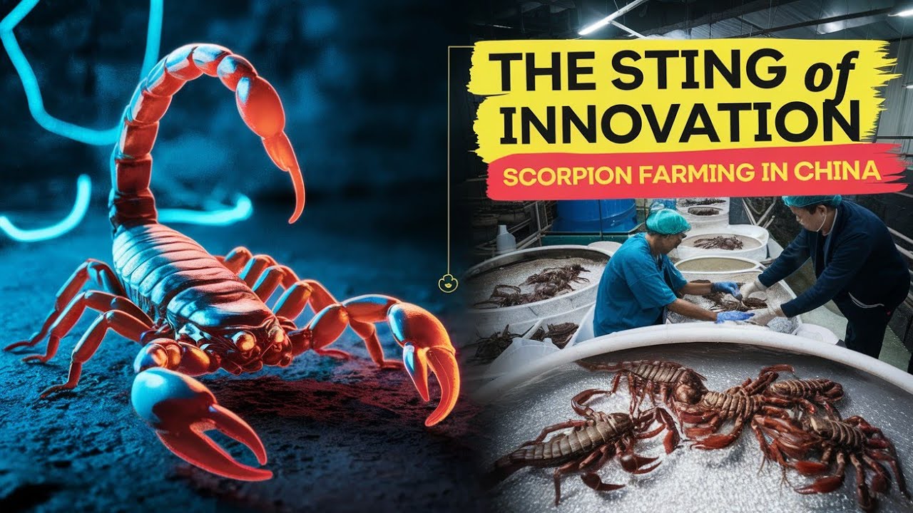 The Sting of Innovation: Scorpion Farming in China - YouTube