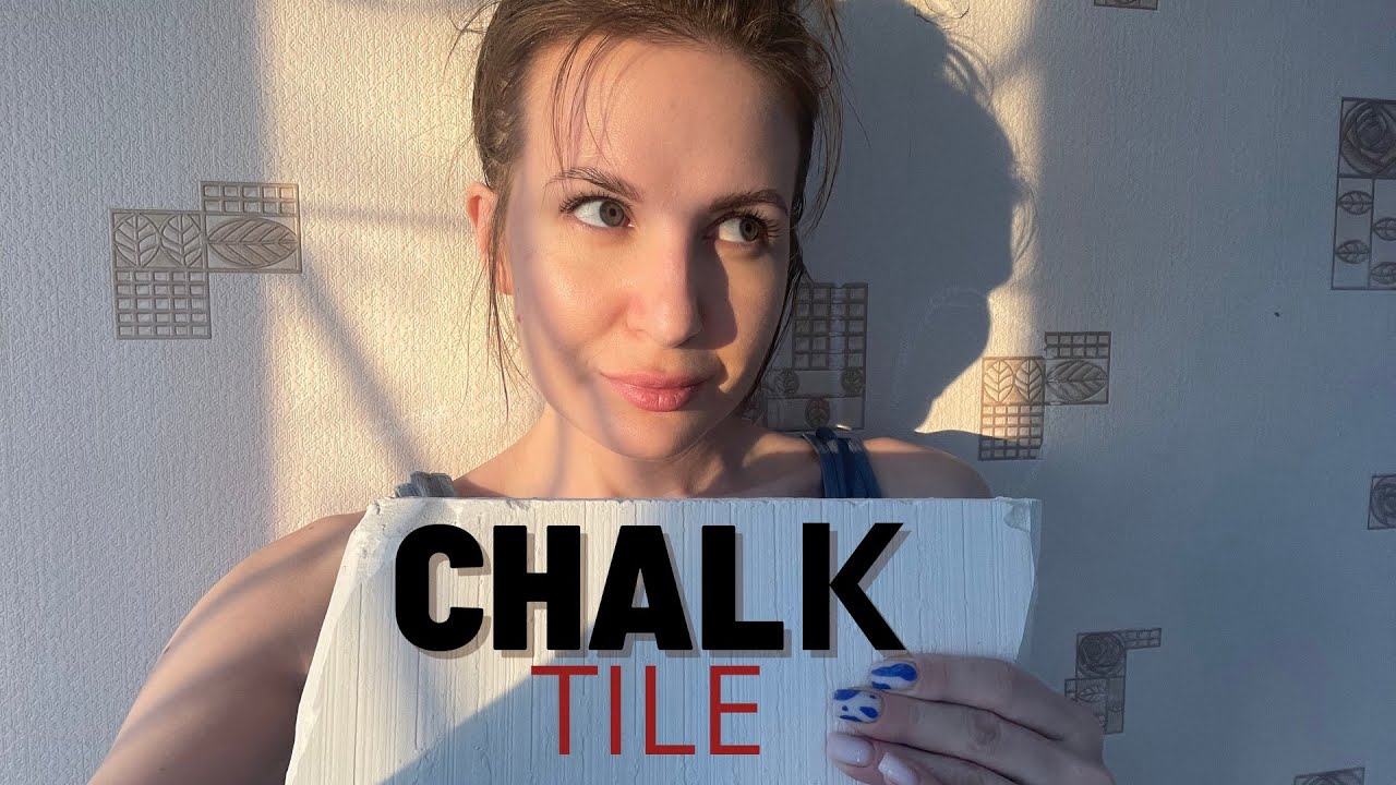 Плитки~Tile Chalк~Распаковка~Меловыe плитки - YouTube