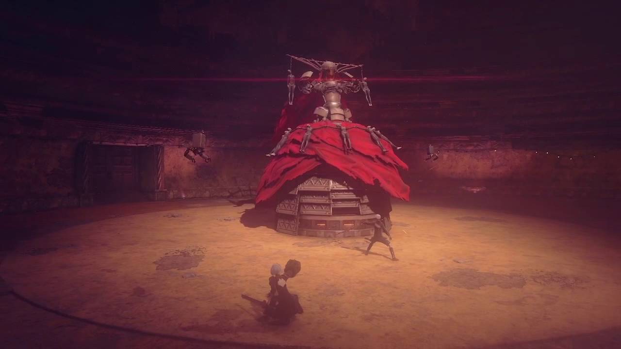 NieR Automata - E3 2016 Boss Battle Gameplay - YouTube