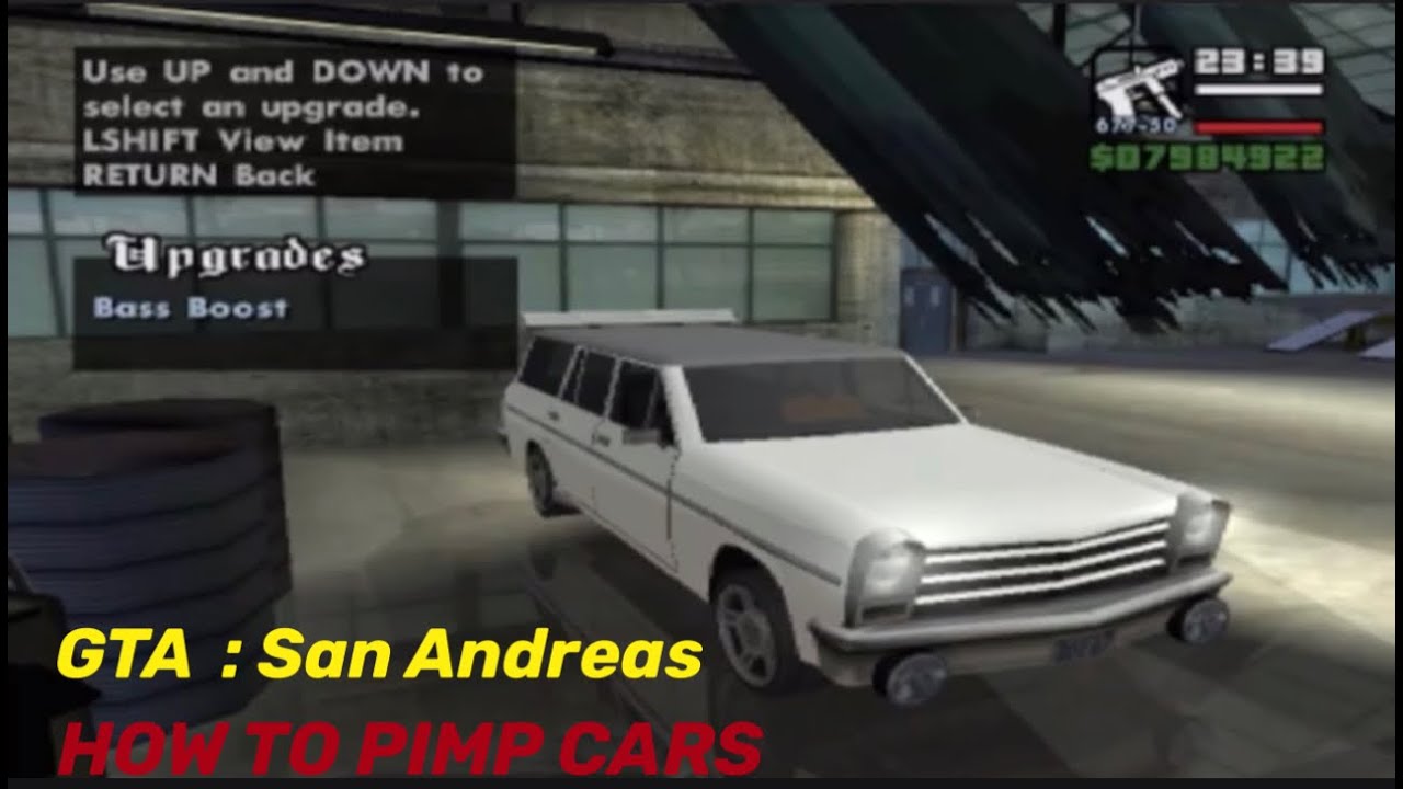 GTA San Andreas: How to pimp cars - YouTube