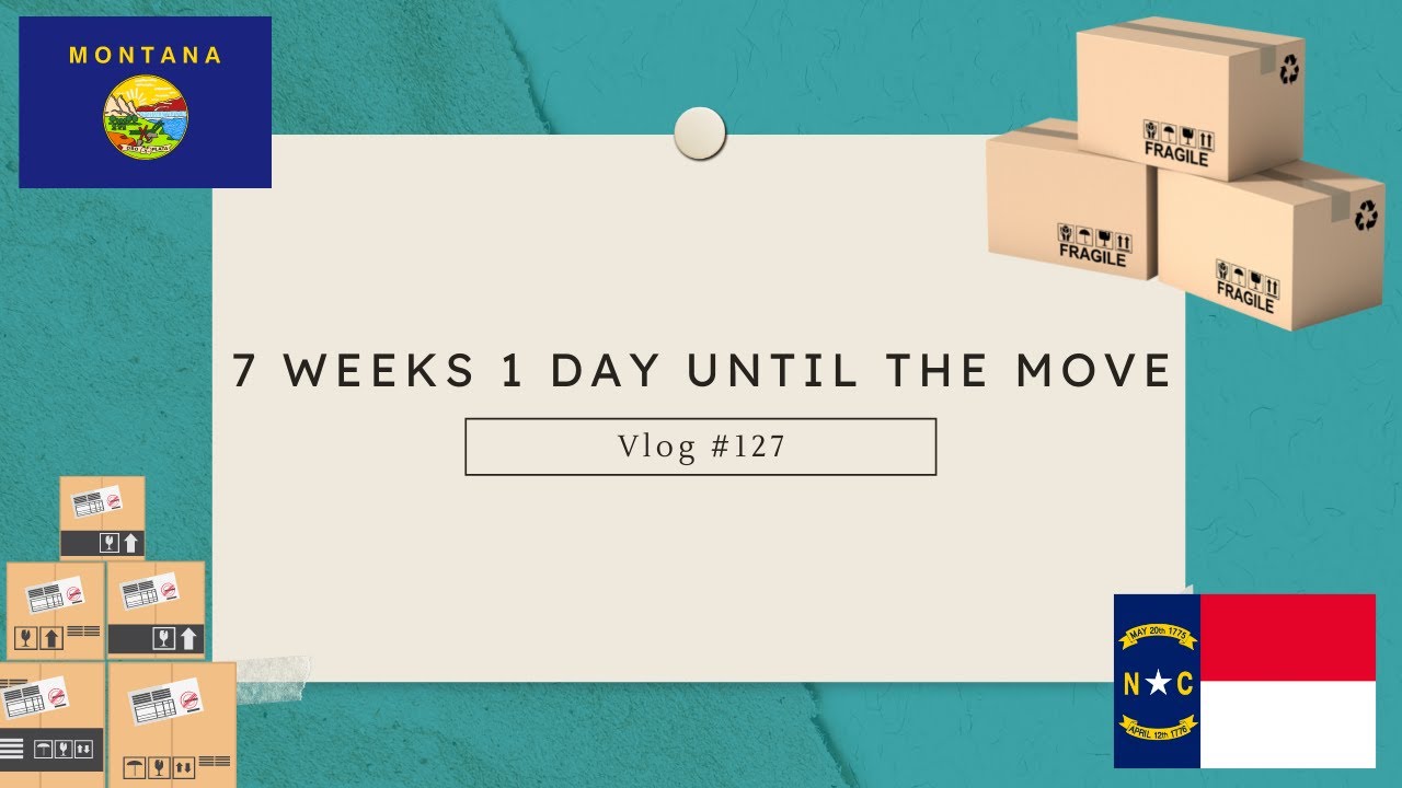 Vlog #127 - 7 Weeks 1 Day until the move! - YouTube