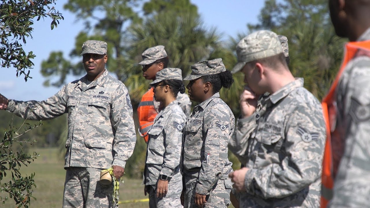 6th Force Support Squadron Conducts Search and Recovery Training - YouTube