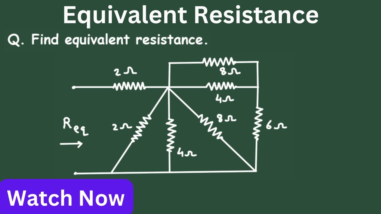 Series and Parallel Resistors | Equivalent Resistance Example - YouTube