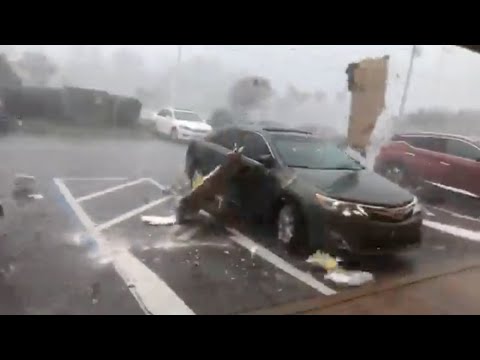 Category 5 Hurricane Michael - Panama City, FL - Eyewall Footage