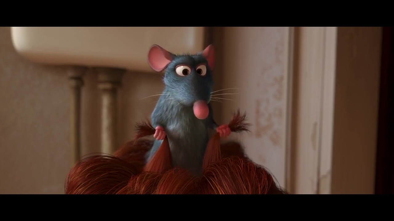Ratatouille 2007 HD training of man by mouse.funny scene - YouTube