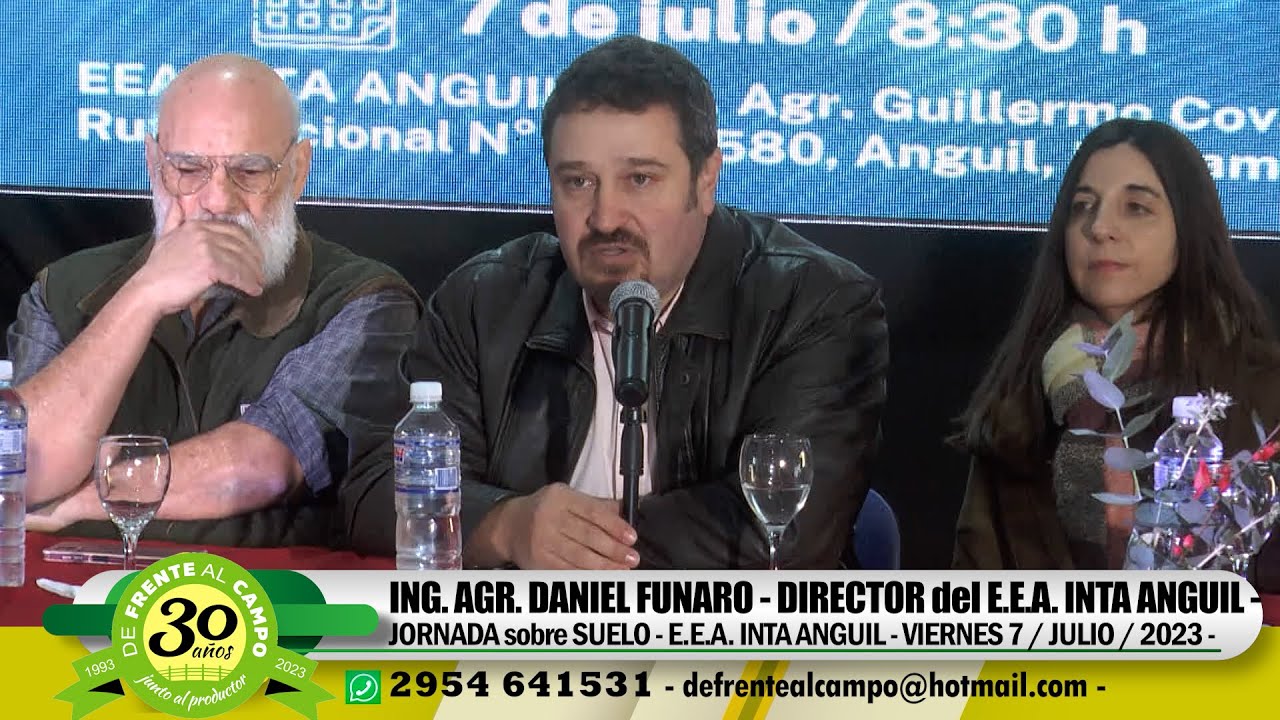 DANIEL FUNARO -DIRECTOR de la E.E.A. INTA ANGUIL - APERTURA de la ...