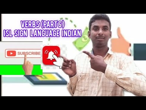 verbs (part 6 ) indian sign language useful #deafcommunity# ...