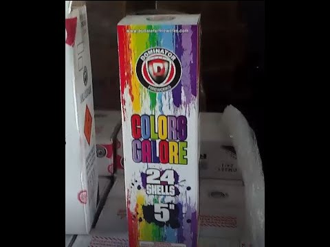 Dominator Fireworks - Colors Galore 5" canister shells - YouTube