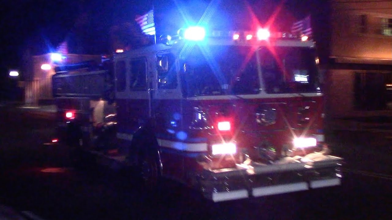 Allenhurst Fire Department Engine 81-72 Responding 11-8-20 - YouTube