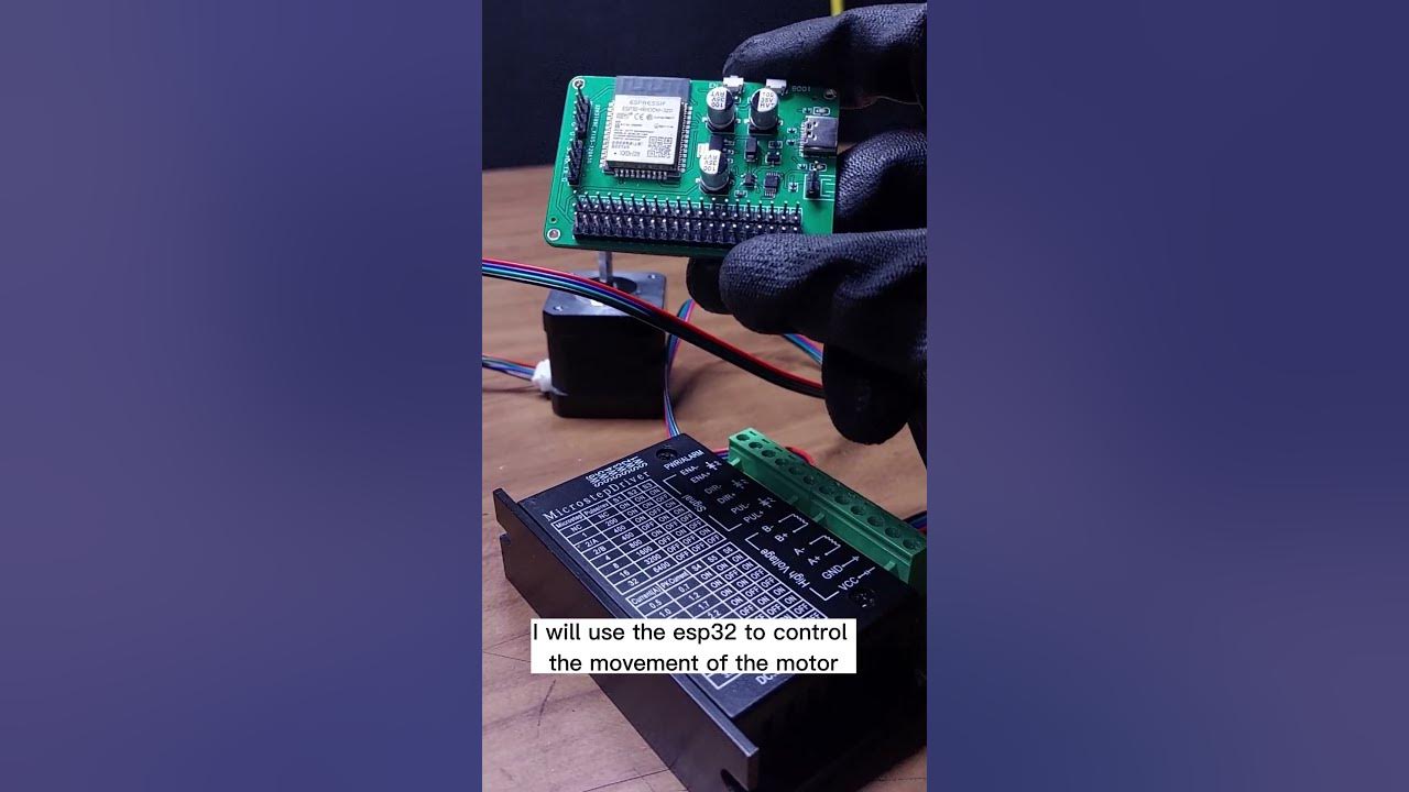 Controlling Stepper Motor With Esp32 Jlcpcb Youtube