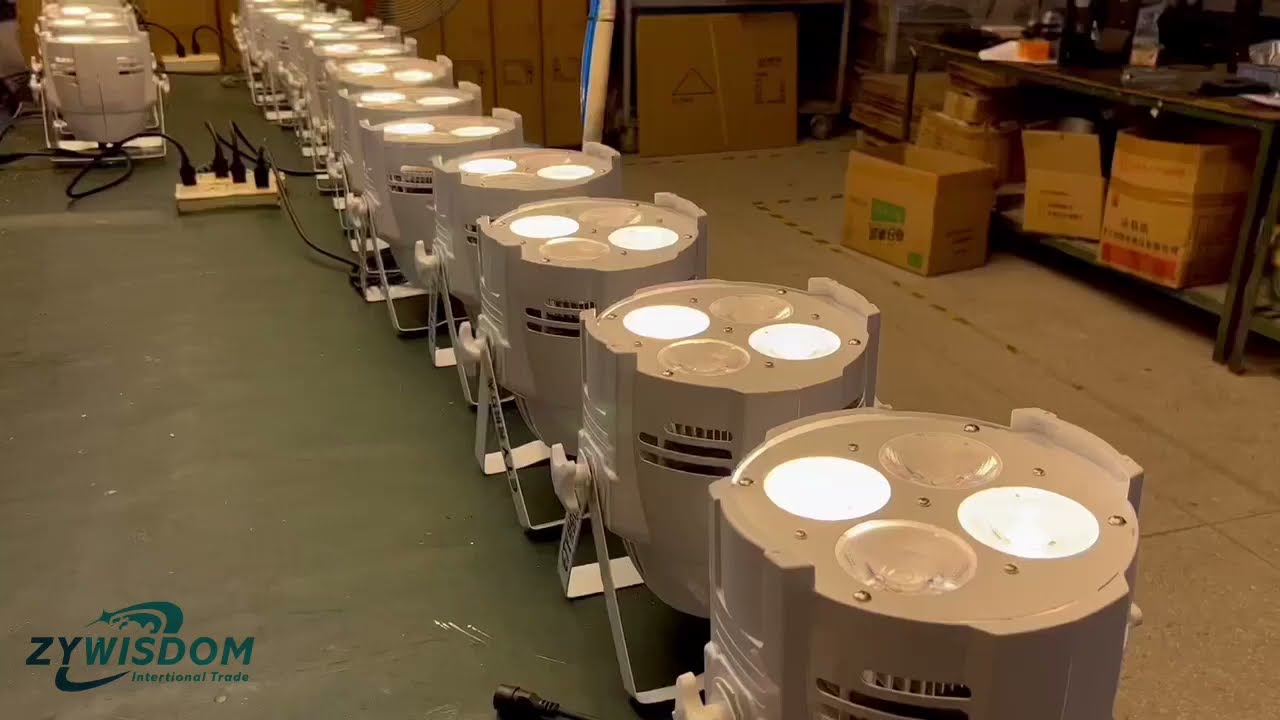 4 eyes COB blinder Par Customized whitel hous in Production - YouTube