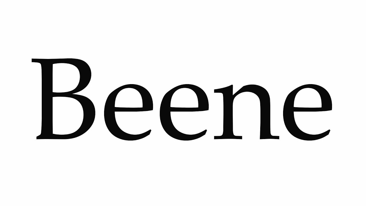 How to Pronounce Beene - YouTube