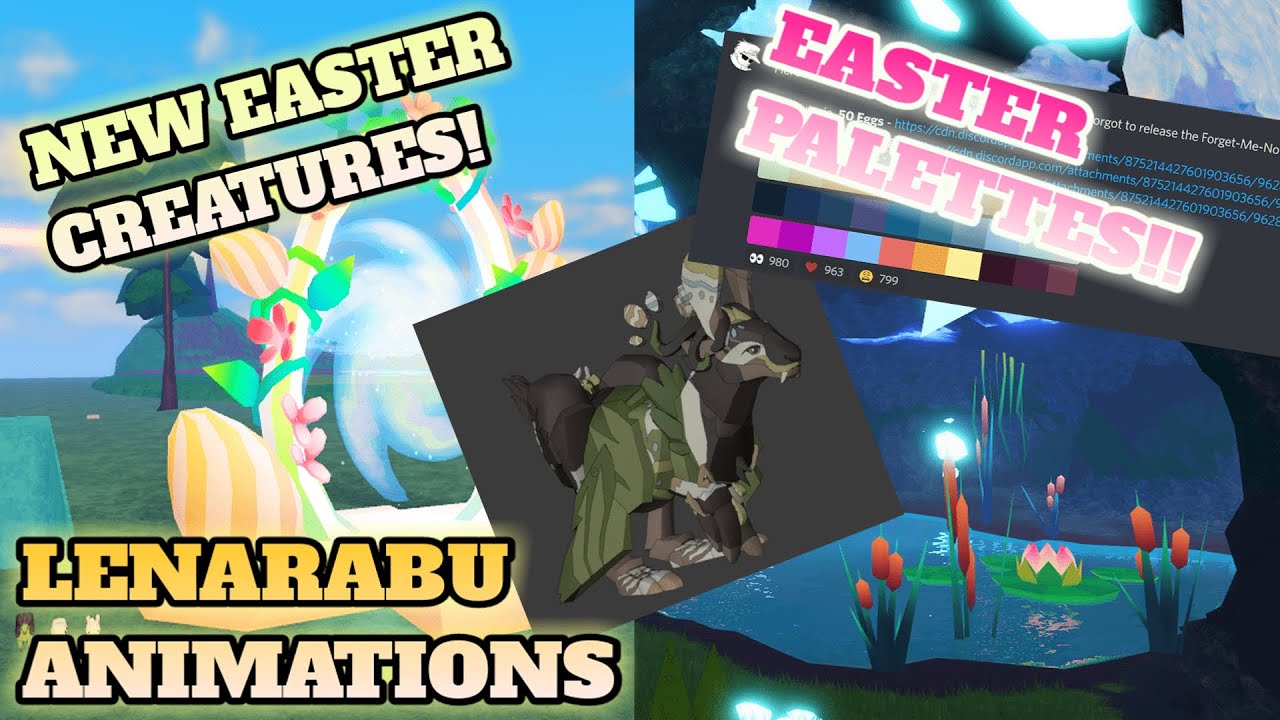 TWO new EASTER CREATURES! Animations + Easter palettes THIS FRIDAY ...