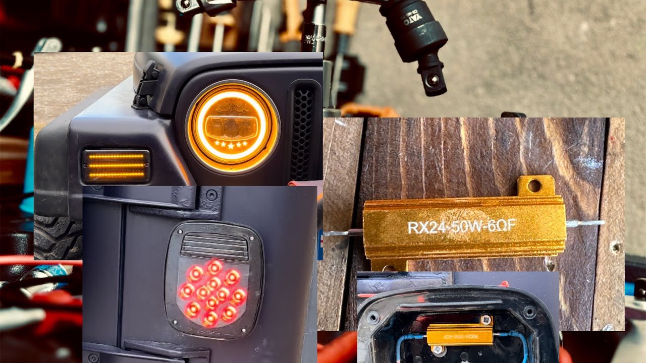 how to install led led light load resistor. როგორ დავაყენოთ ლედ ...