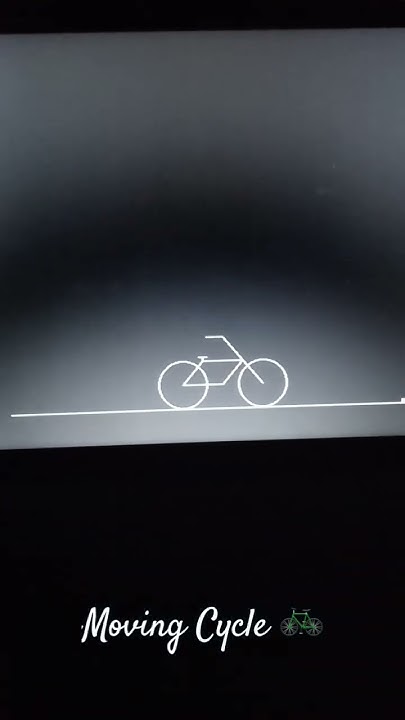 Moving Cycle in C 🚲🚲 #coding #programming #computerscience #cycle #shorts #programmer # ...
