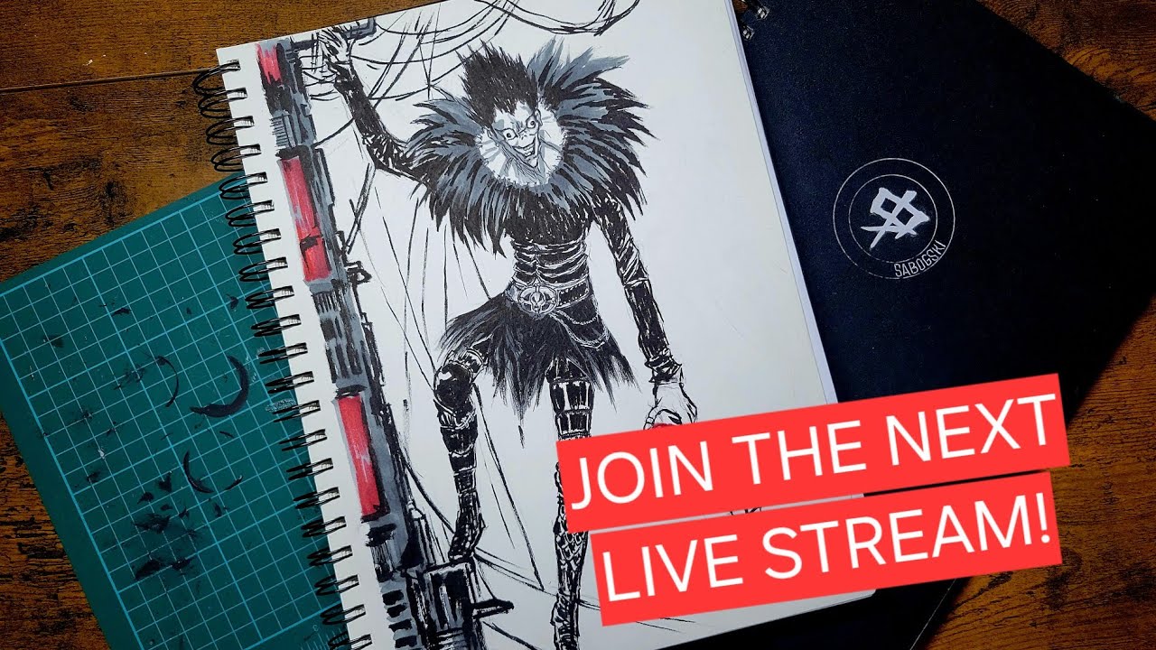 INK TIME - RYUK from DEATHNOTE - YouTube