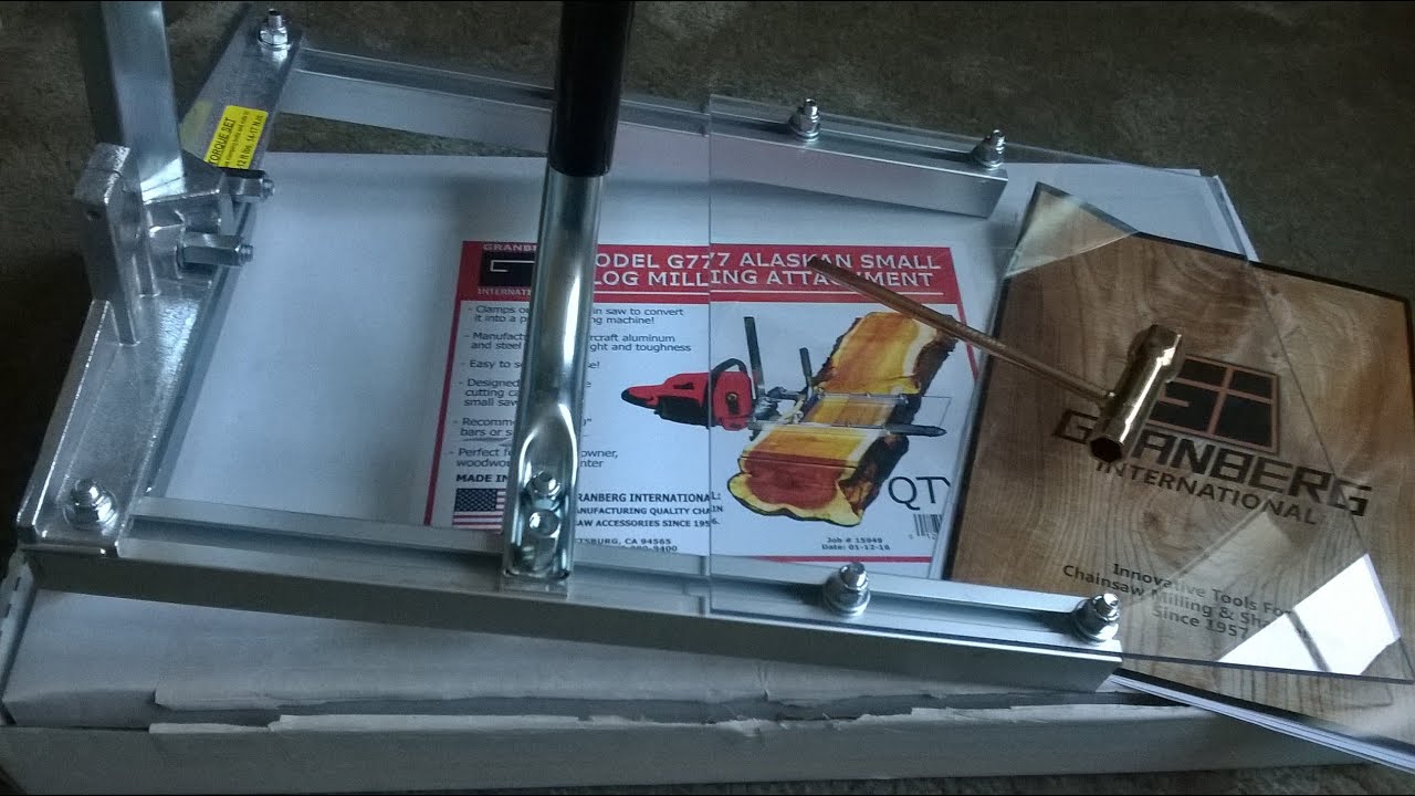 Alaskan Small Log Mill G777 - YouTube
