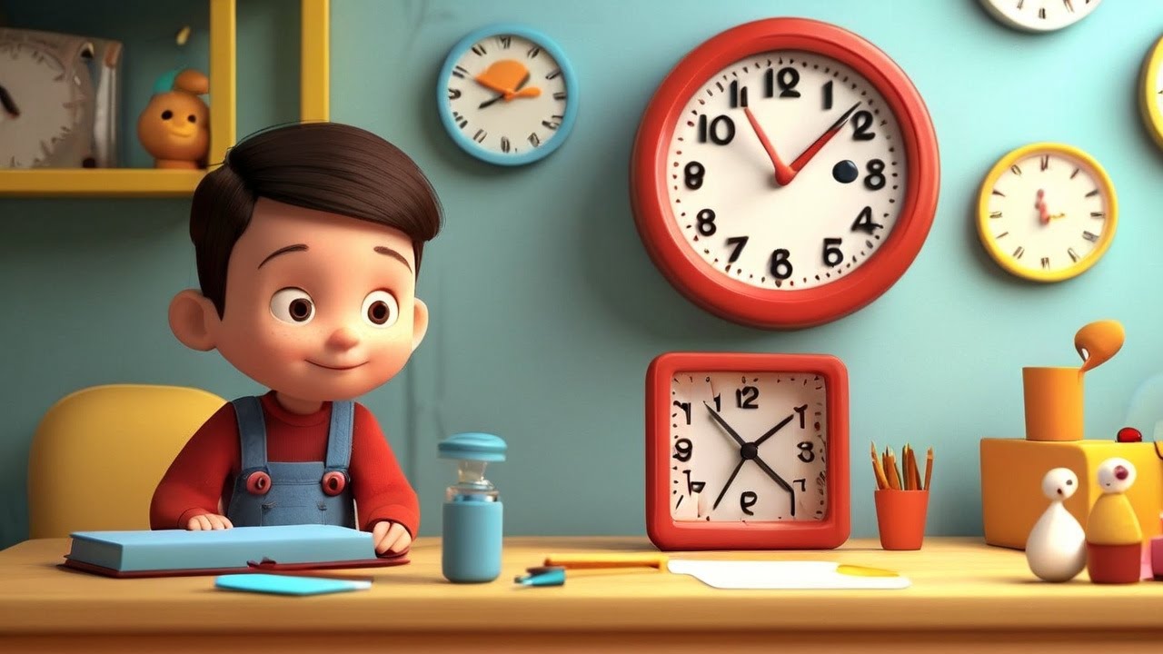 Tick Tok Clock | Kids rhyme | kindergarten - YouTube