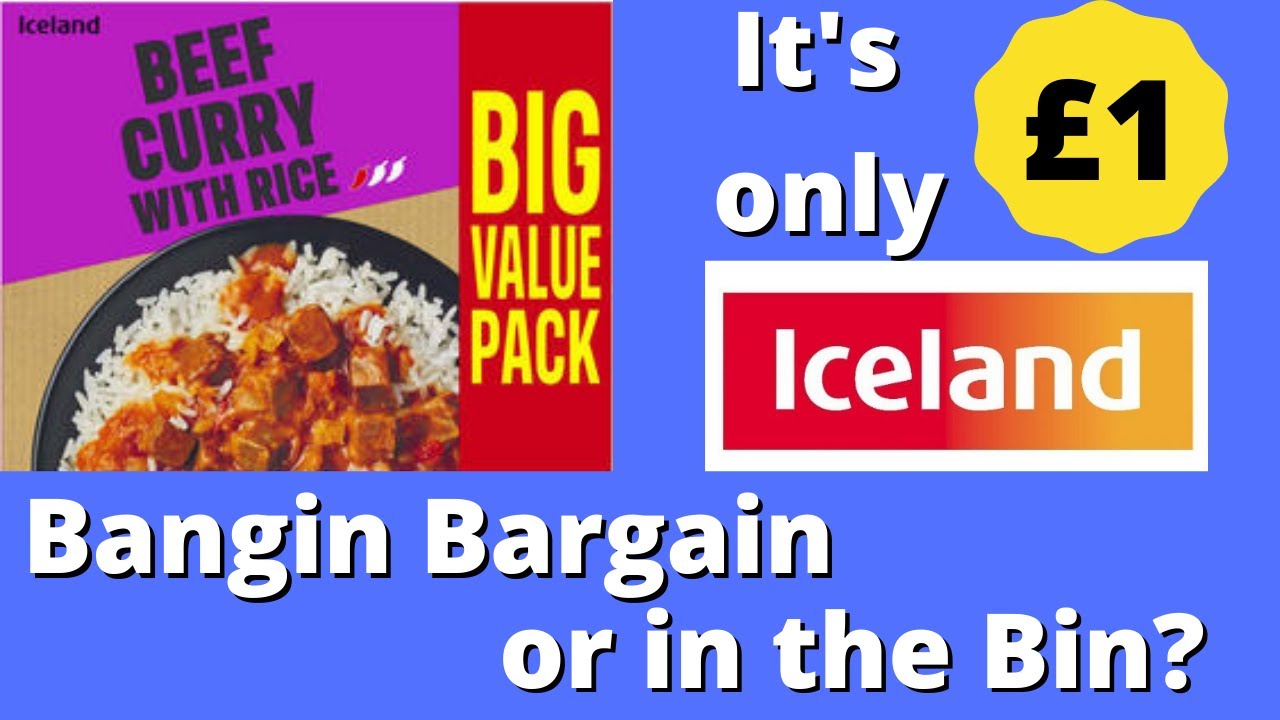 ICELAND | BEEF CURRY WITH RICE | FOOD REVIEW - YouTube