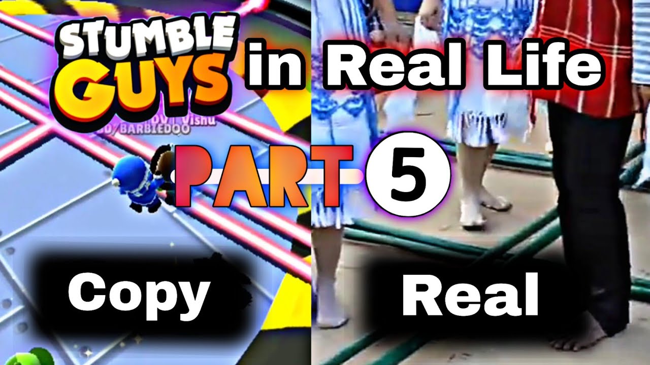 Stumble Guys in Real life😯 (Part 5) - YouTube