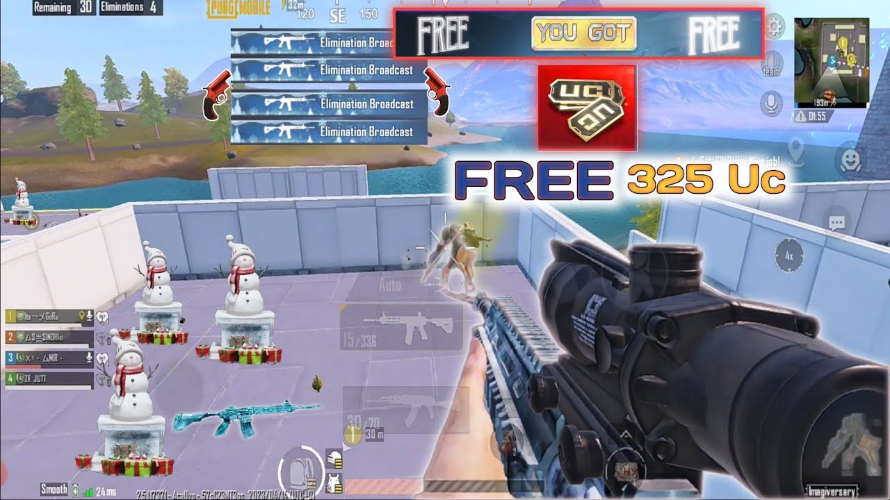 Get win 325 uc || 100 subscribers pubg mobile gameplay 30 fps - YouTube