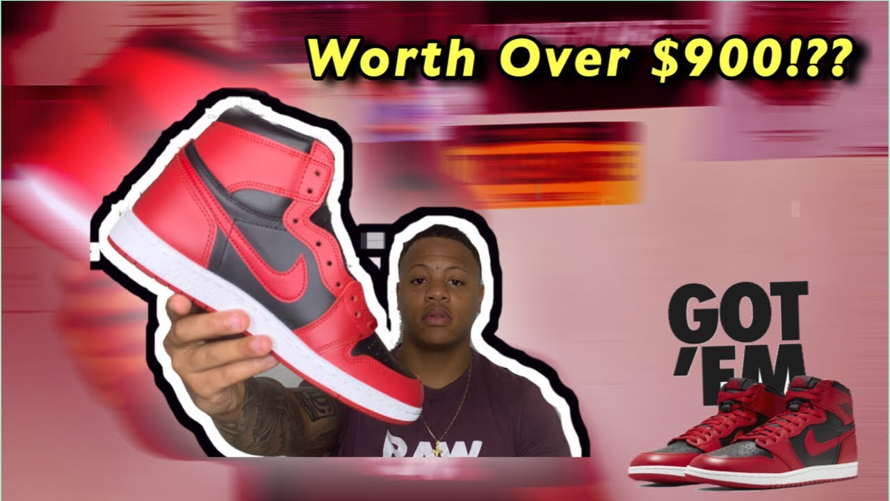 Air Jordan 1 ''85'' Reverse Bred. Pair #20,252 out of 23,00 Worth the ...