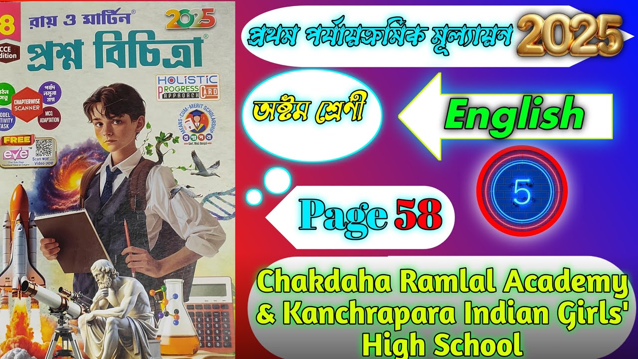 Class 8 | ENGLISH |Model-5(2025) | RAY O MARTIN (2025) | 1st Summative ...