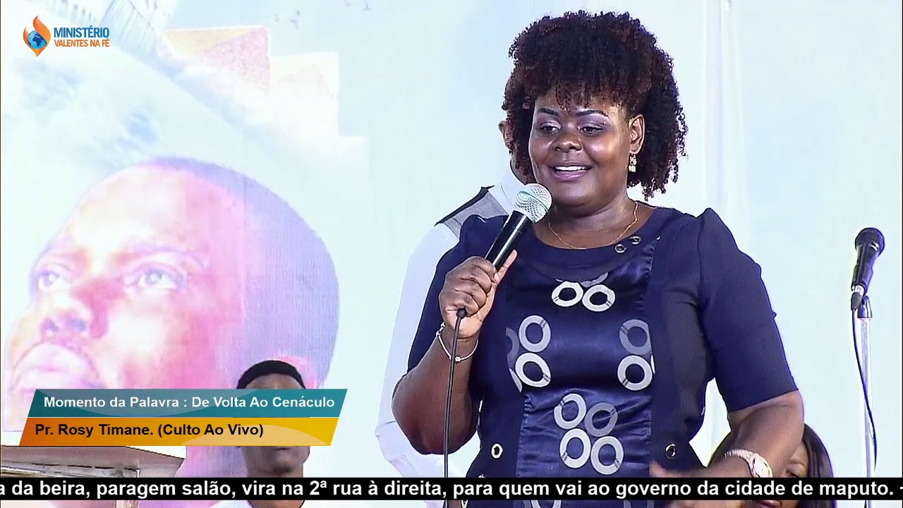 Pastora Rosy Timane - O Cenáculo - YouTube
