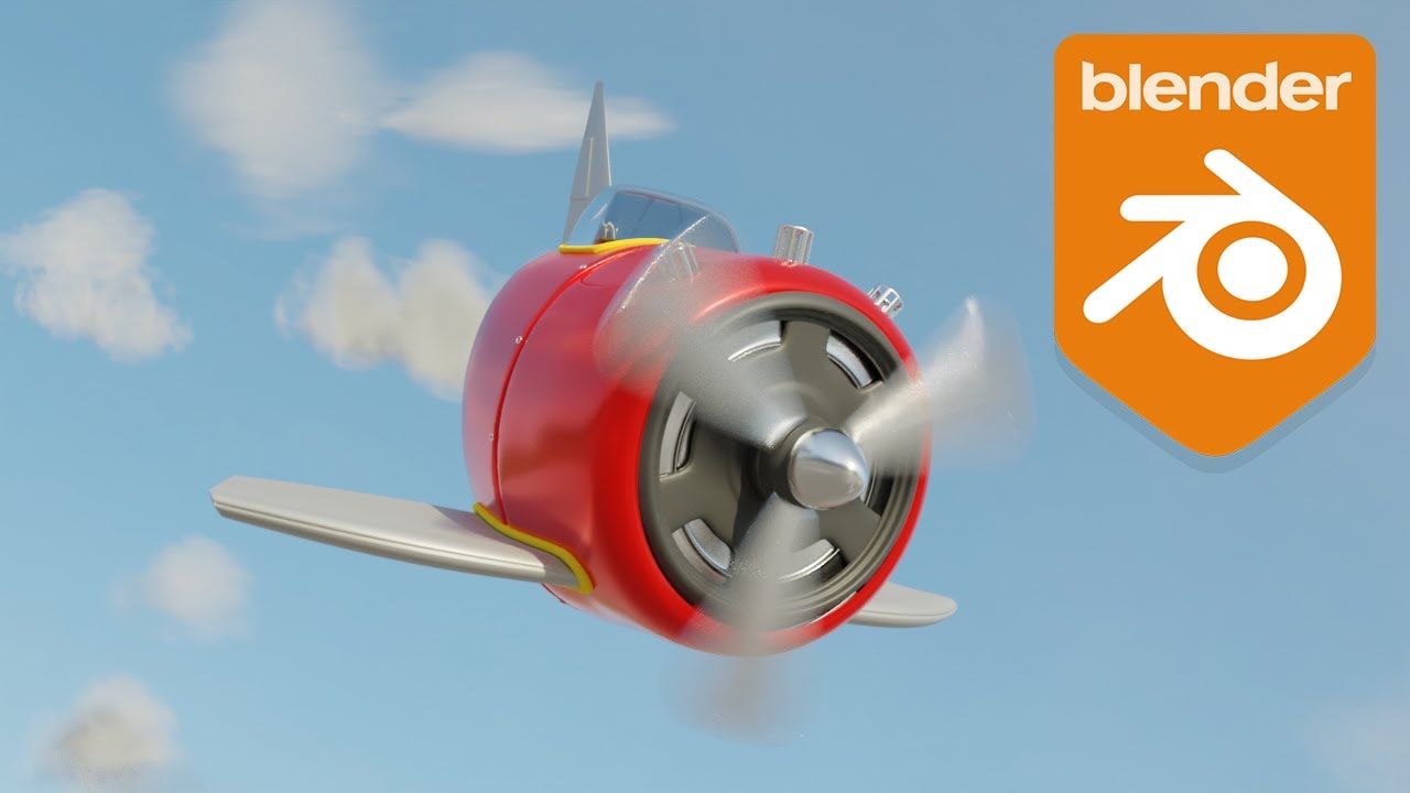 CrossMind Studio Airplane Animation | Blender Animation | Cycles Render - YouTube