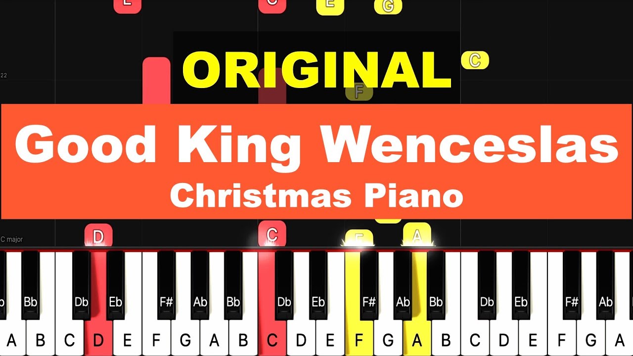 [Christmas Piano Tutorial] Good King Wenceslas [ORIGINAL] - YouTube
