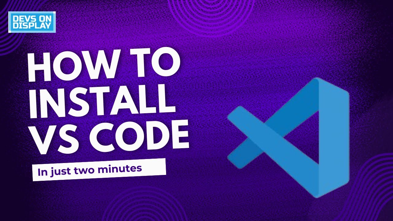 How to install visual studio code in your pc in just two minutes - YouTube