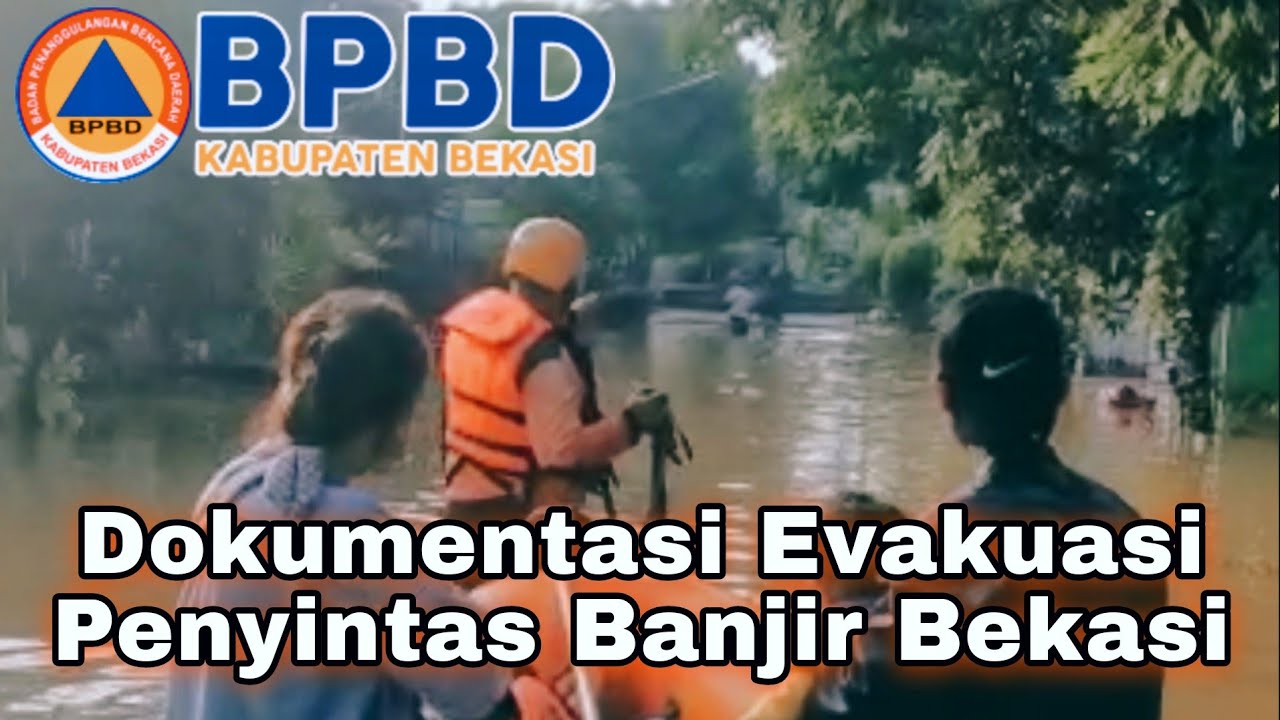 BPBD Kabupaten Bekasi Evakuasi Penyintas Banjir di Mustika Gandaria ...