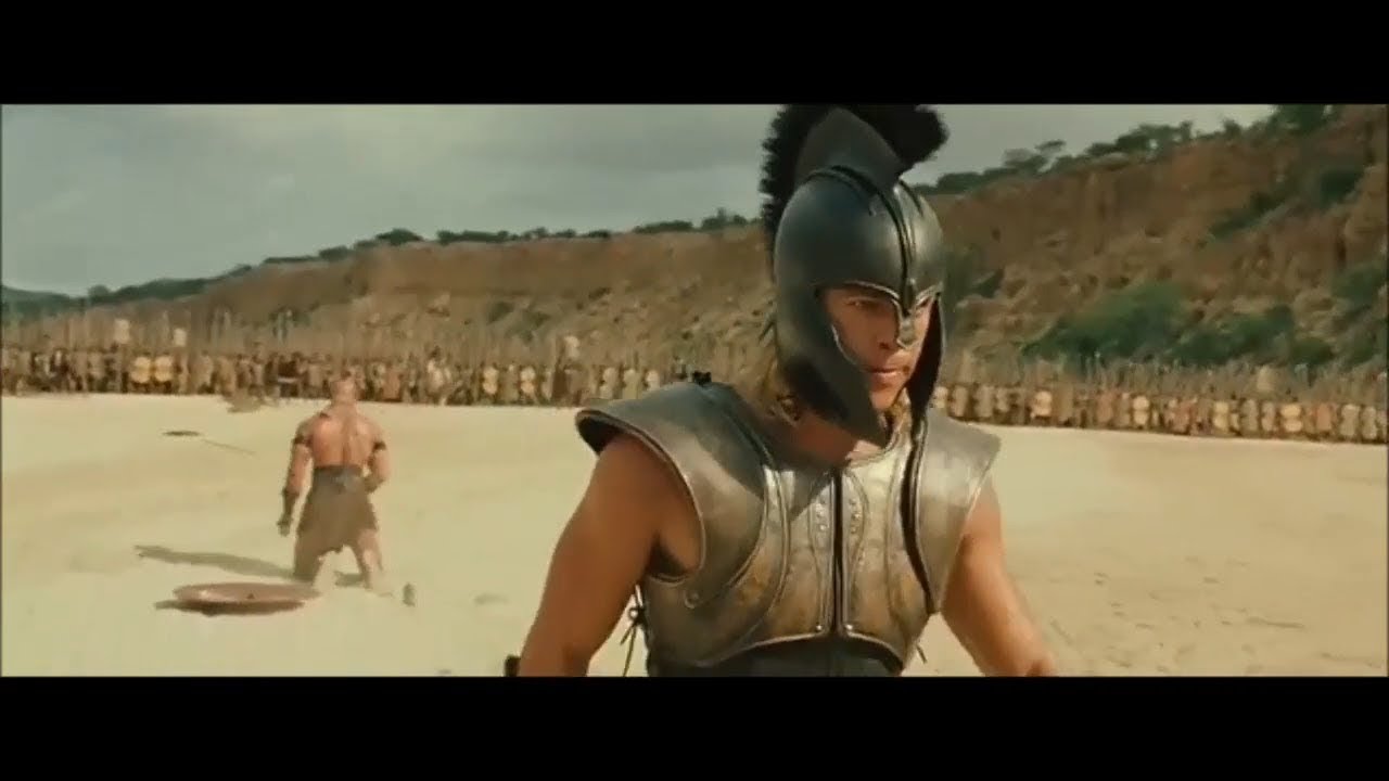 Troy - Achilles Vs Boagrius - Fight Scene | Brad Pitt | e-Talkies - YouTube