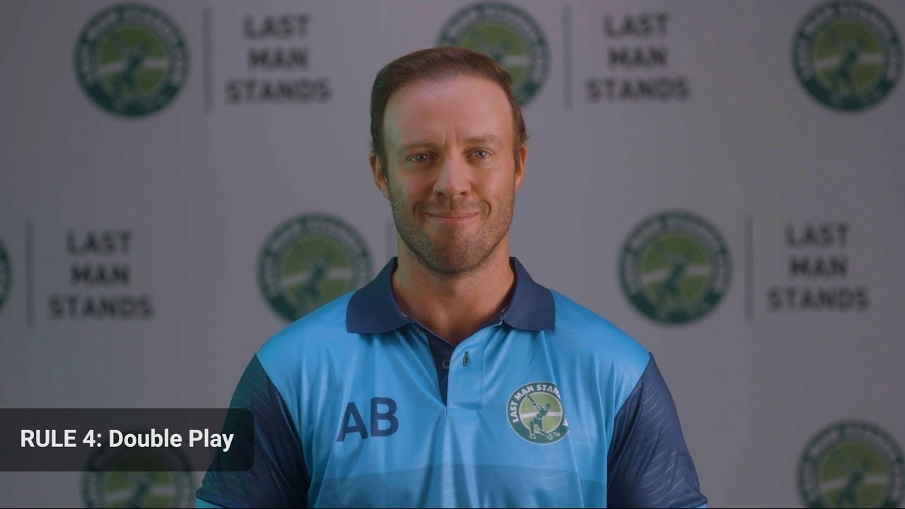 AB de Villiers explains Double Play Rule of Last Man Stands (Mar 11 ...