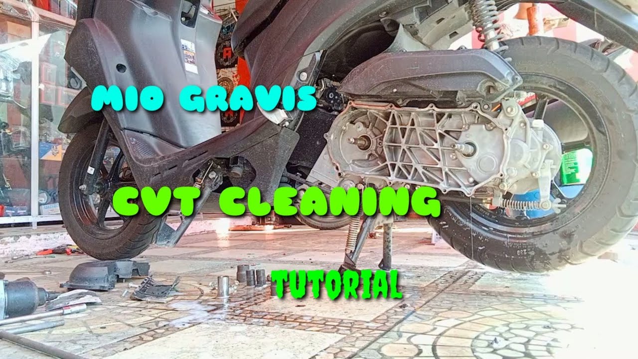 MIO GRAVIS CVT CLEANING - YouTube