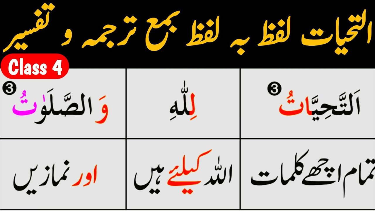 atahiya tout lilah with urdu translation | Full Namz Course in Urdu ...