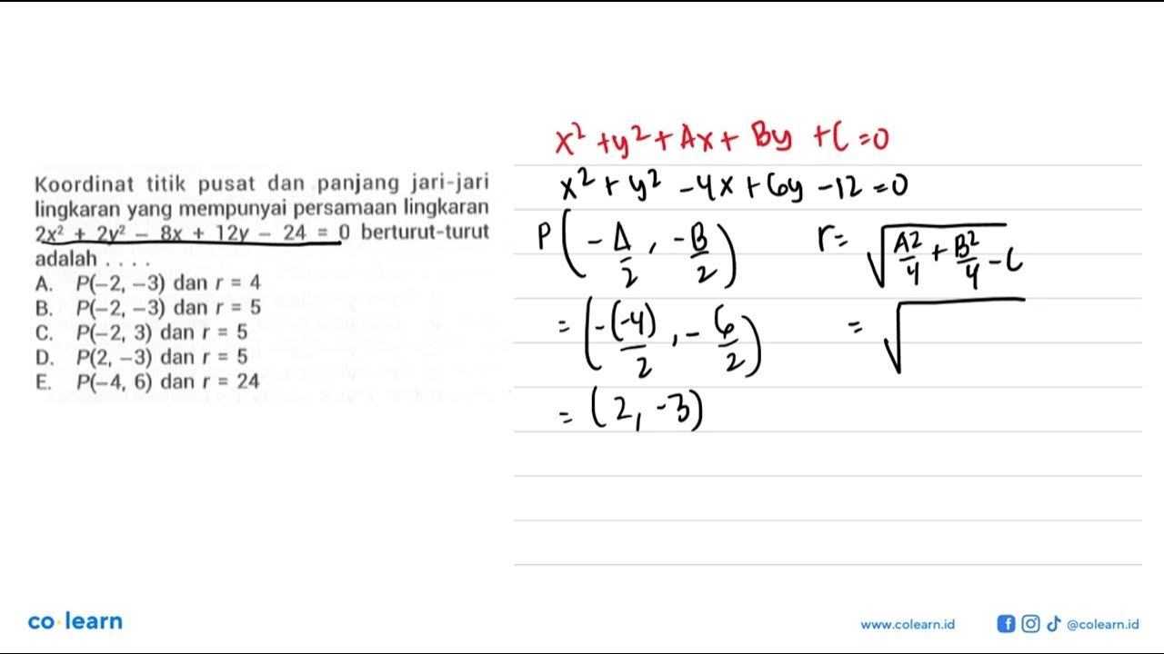 koordinat-titik-pusat-dan-panjang-jari-jari-lingkaran-yang-mempunyai