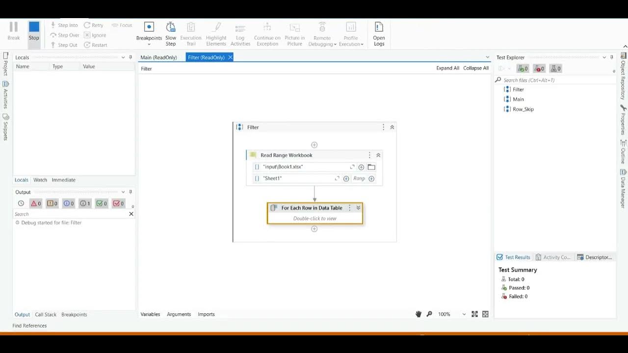 UiPath automation for filter and extract data from excel file - YouTube