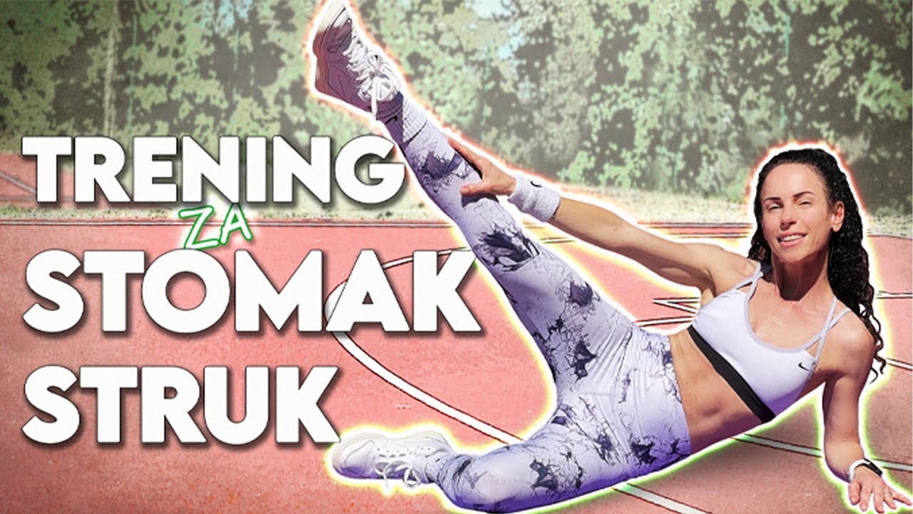 13 minuta - Kućni trening za STOMAK i STRUK (idealan za žene preko 40 ...